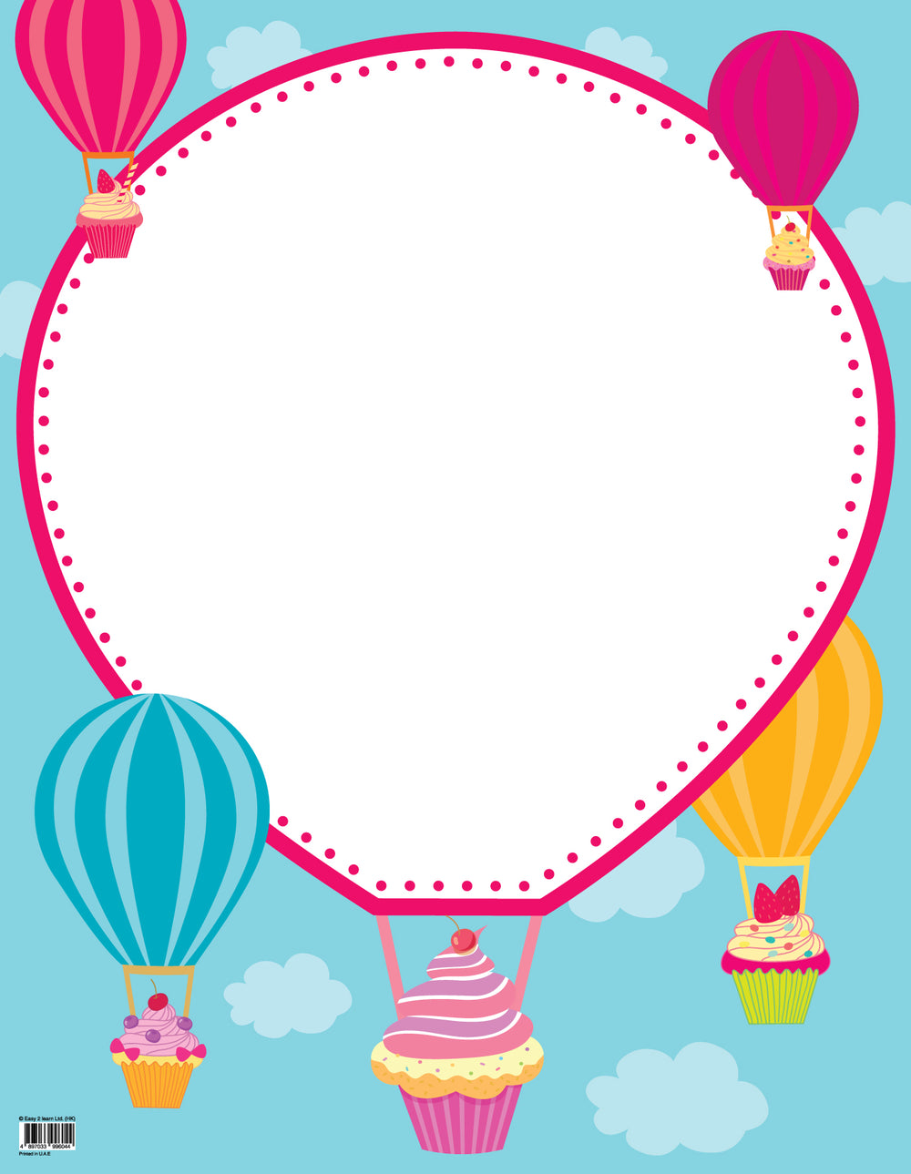 Hot Air Balloons – Write-on Chart