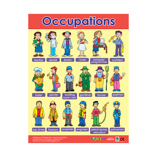 Early Learning Charts (6 Wall Charts) - Educational Wall Chart Pack in
